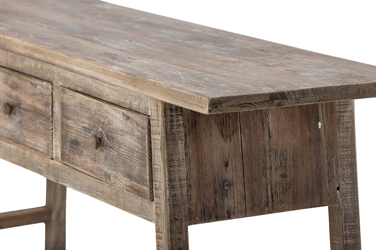 Console Table reclaimed pine wood - Your Nordic Home